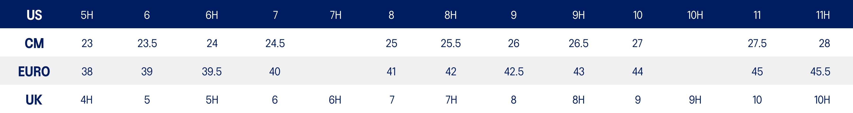 Shoes Size Guide – ASICS HK Customer Center