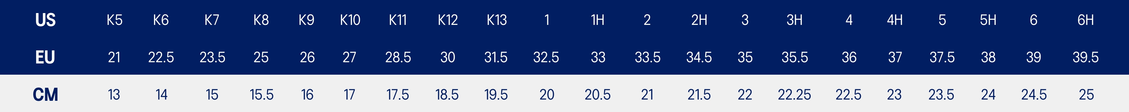 Shoes Size Guide – ASICS HK Customer Center